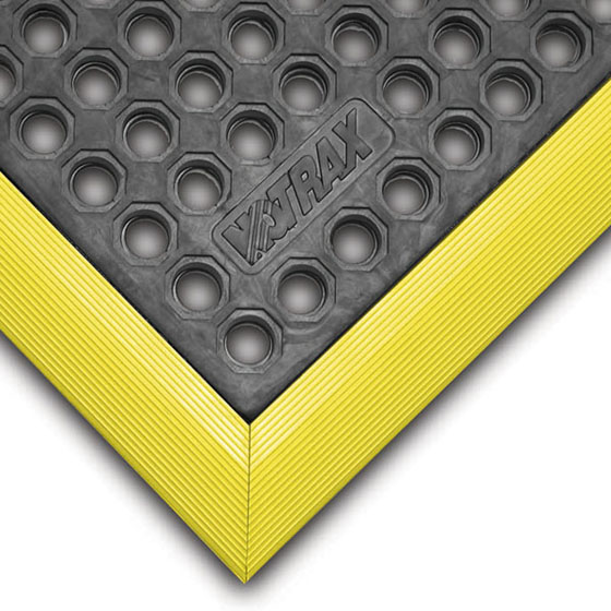 Grease-Proof Traction-Enhanced Drain Comfort Matting