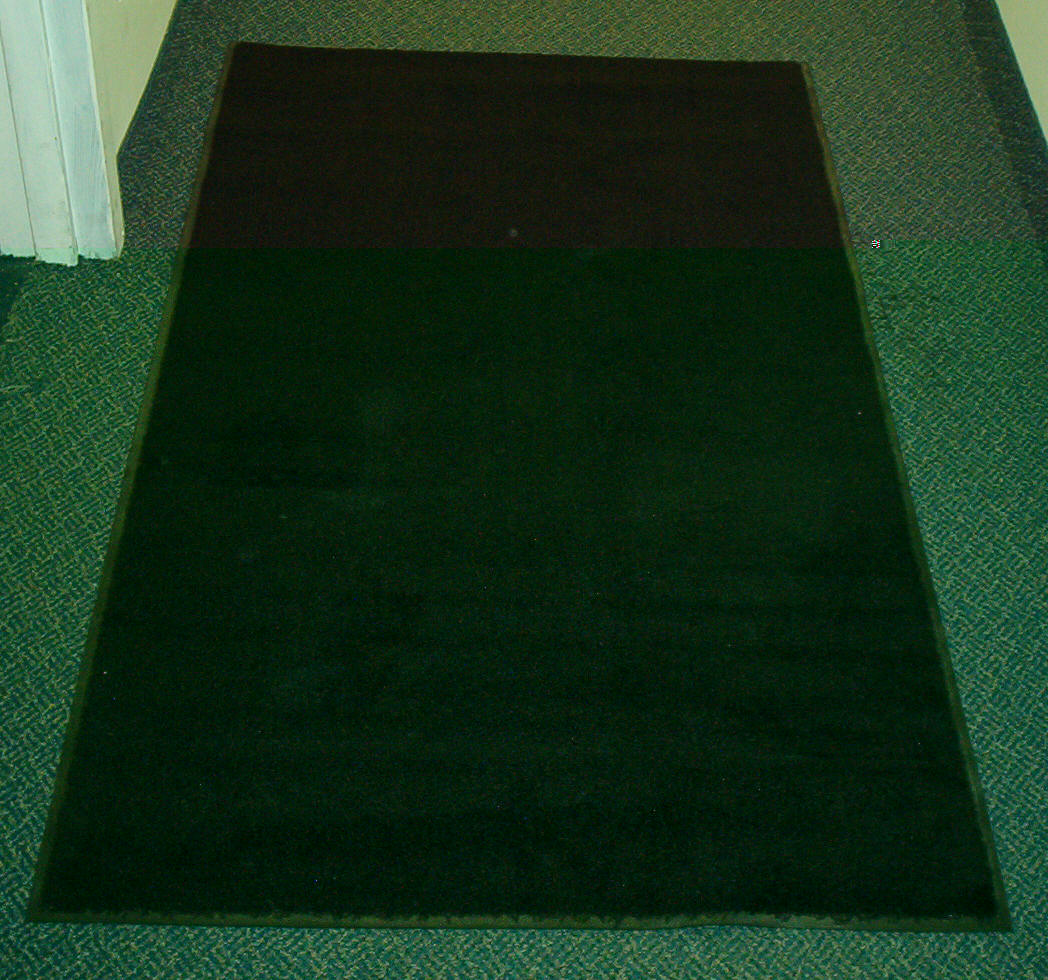surplus solid color carpet mats